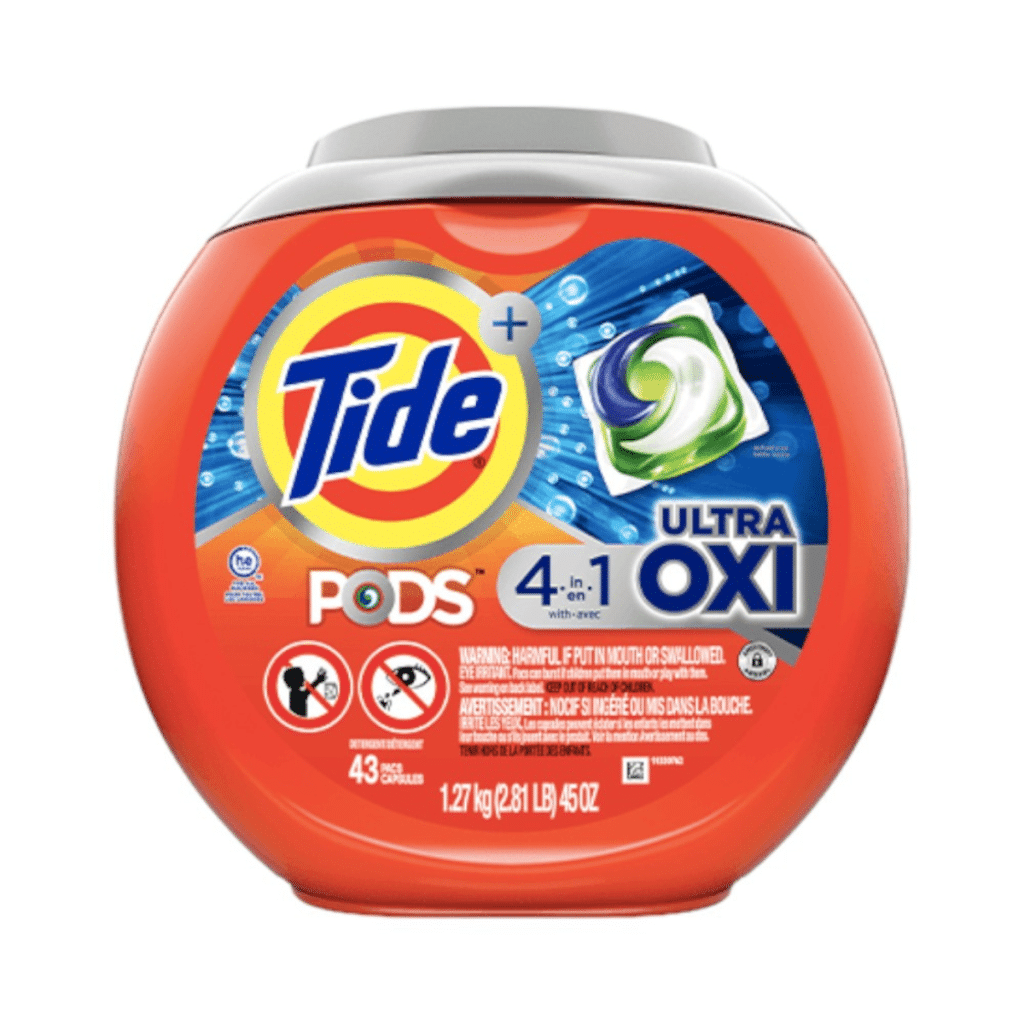 Detergente Cápsulas Tide Ultra Oxi 43 Unid