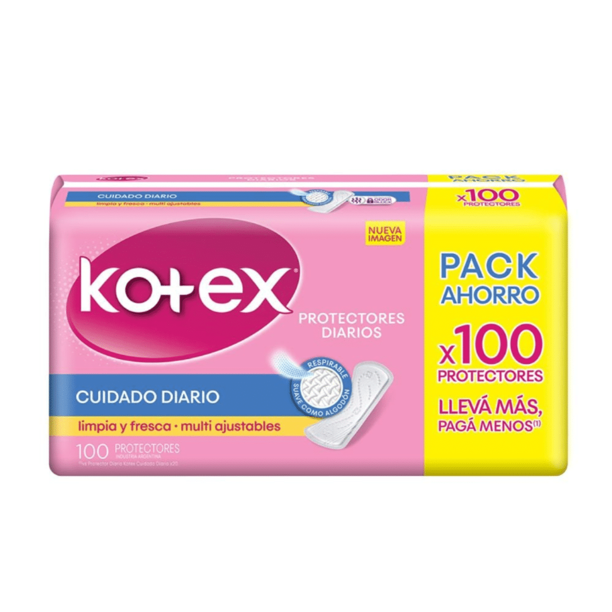 Protector Diario Kotex 100 Unid