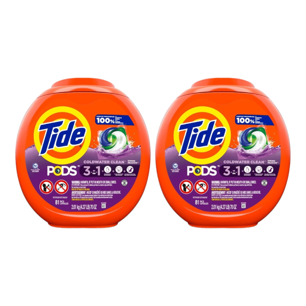 Detergente Cápsulas Tide Spring Meadow 81 Unid x2